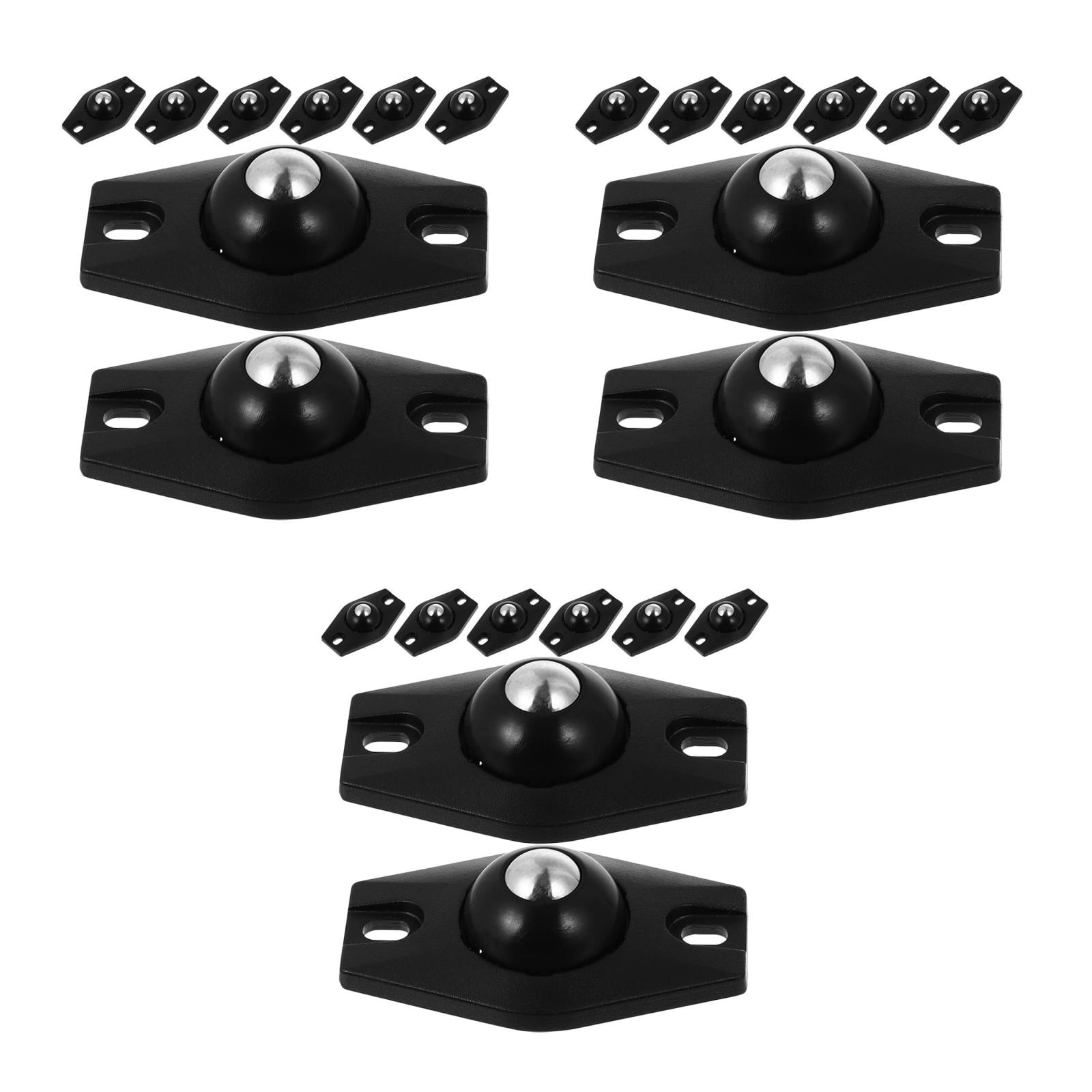 HOMEMAXS 24 pcs Mini Swivel Wheels Self Adhesive Caster Wheels 360 ...