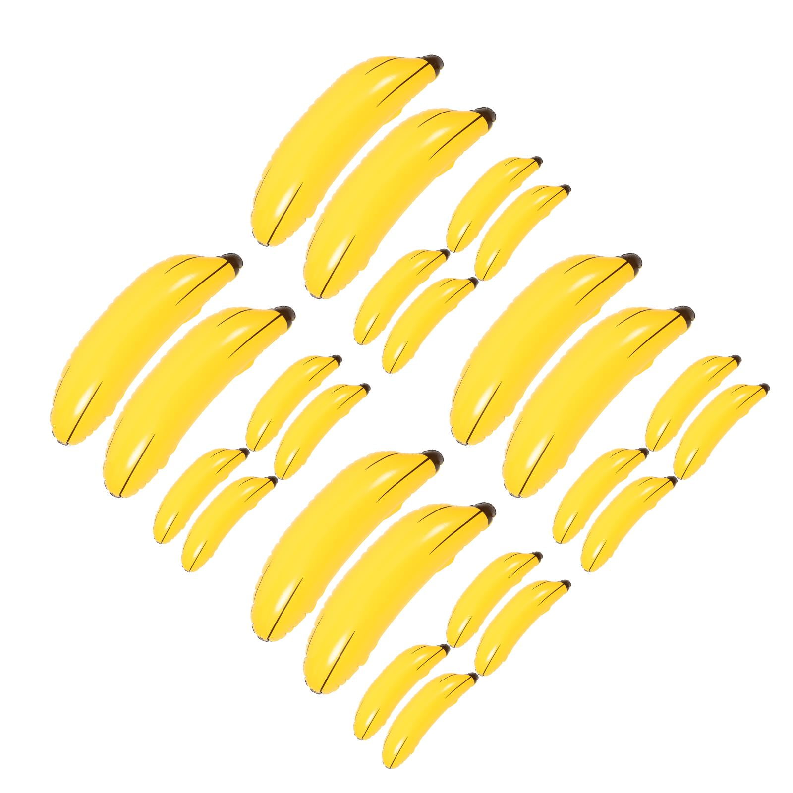 HOMEMAXS 24 pcs PVC Inflatable Banana Toy Banana Inflatable Toy Float ...