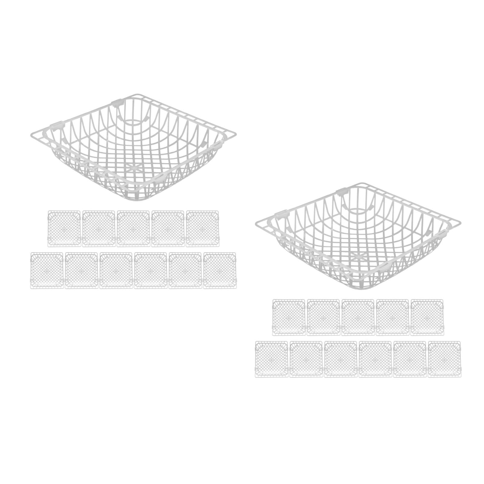 HOMEMAXS 24 pcs Plastic Pigeon Nest Bird Cage Breeding Hatching Nest ...