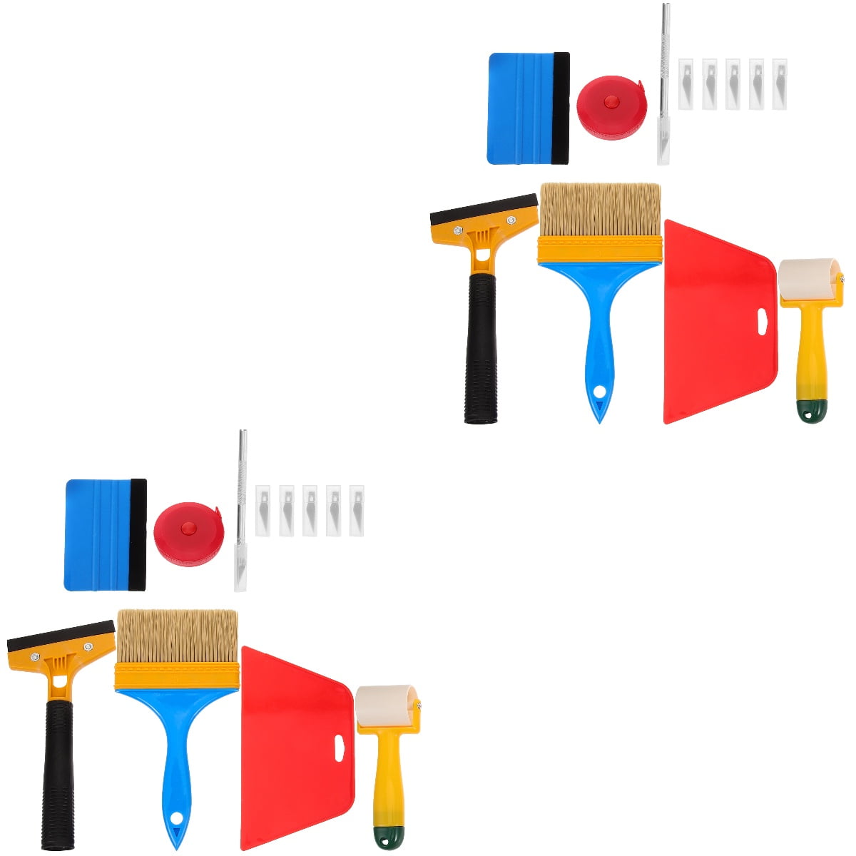 HOMEMAXS 24 pcs Wallpaper Smoothing Tool Kit Vinyl Application Pasting ...