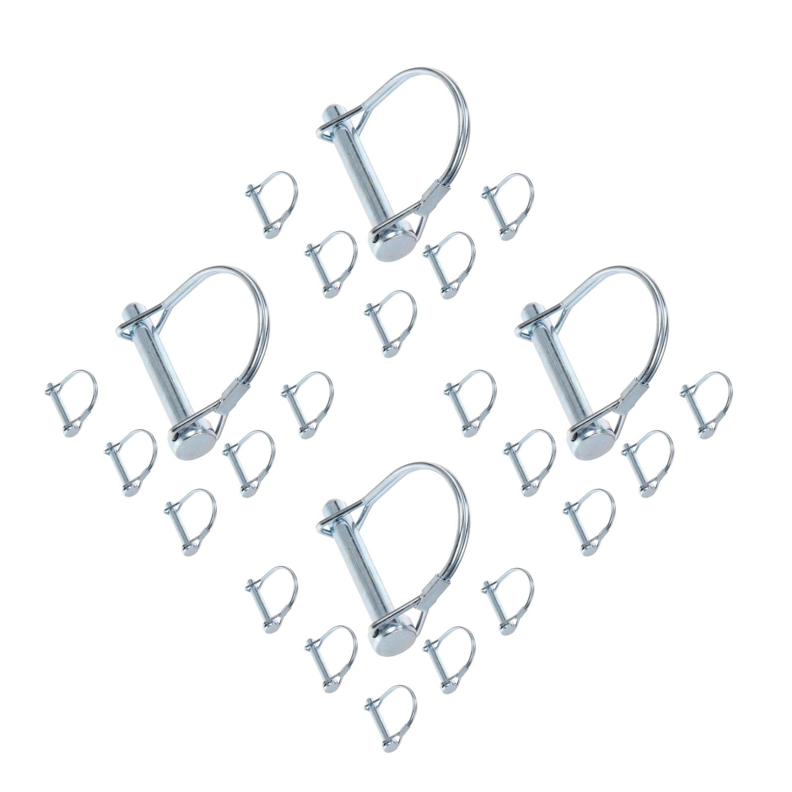 HOMEMAXS 24 pcs Wire Lock Pin Long Trailer Coupler Pin Heavy Duty ...