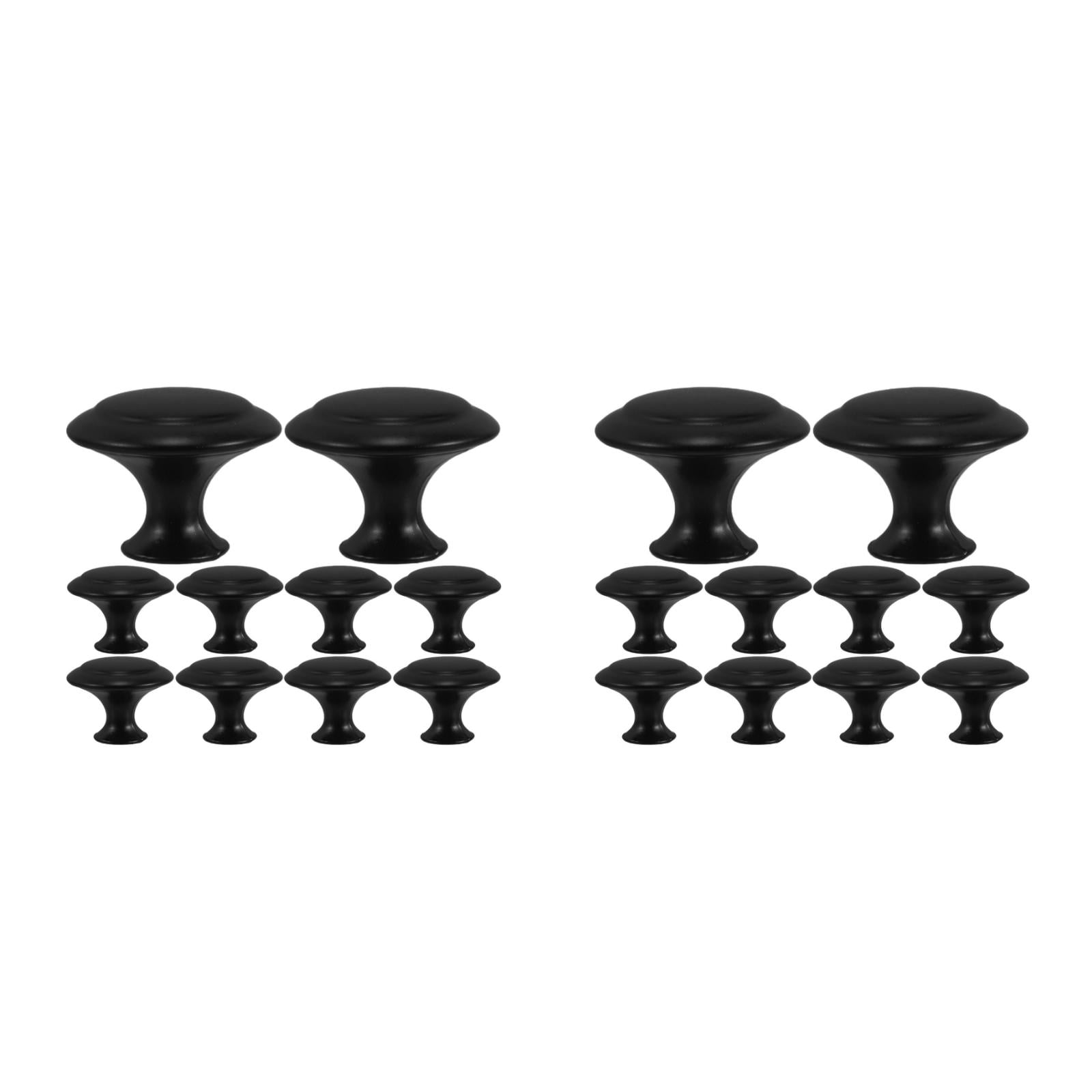 HOMEMAXS 24 pcs Zinc Alloy Cabinet Knobs Single Hole Pull Handles Round ...