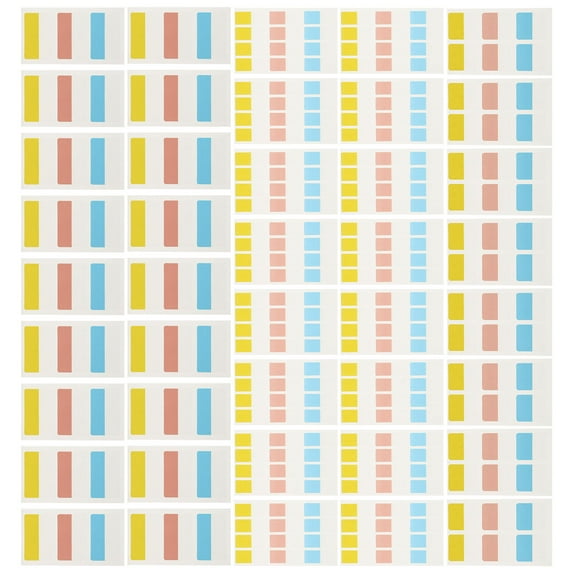 HOMEMAXS 240 Pcs Index Support Translucent Practical Stickers Memo ...