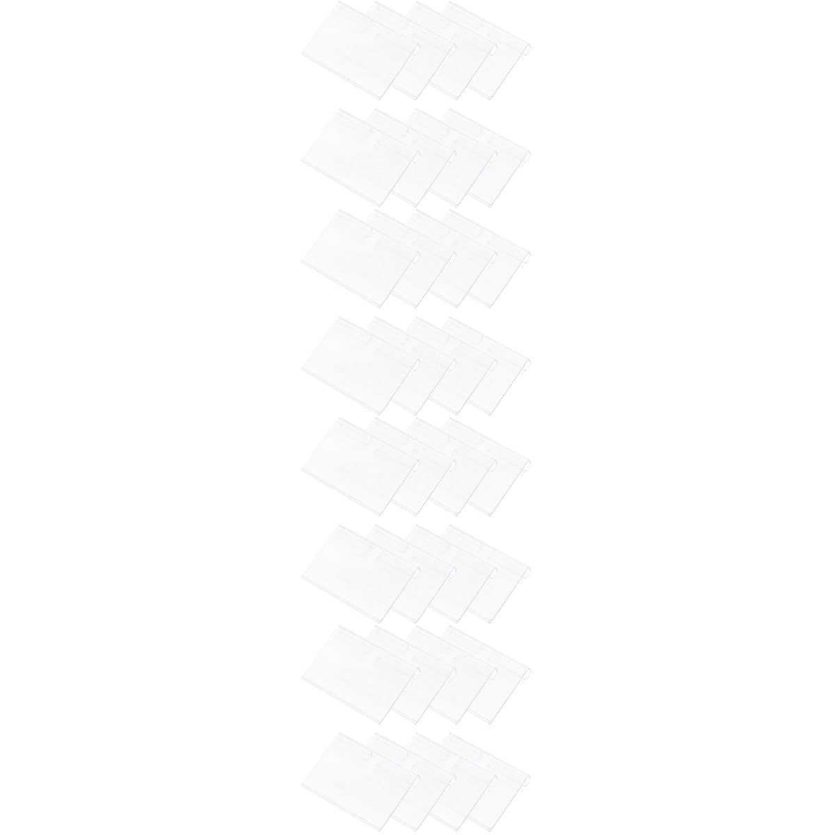 HOMEMAXS 240 pcs Supermarket Price Tag Price Display Holder Retail ...