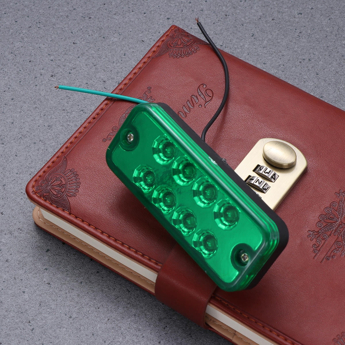 24V 8 LEDs 6000K Side Marker Lights Indicator Lamps for Truck Trailer ...