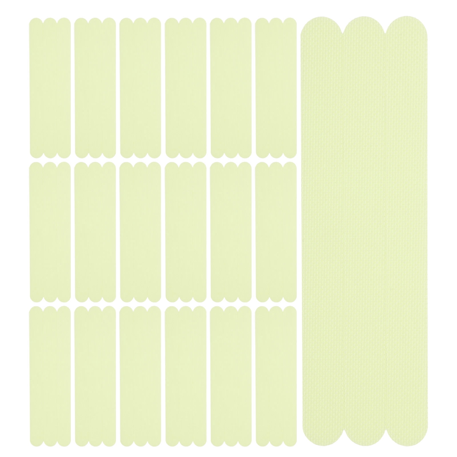 HOMEMAXS 24pcs Anti-slip Strips Safety Shower Stickers Bathtub Glow In ...