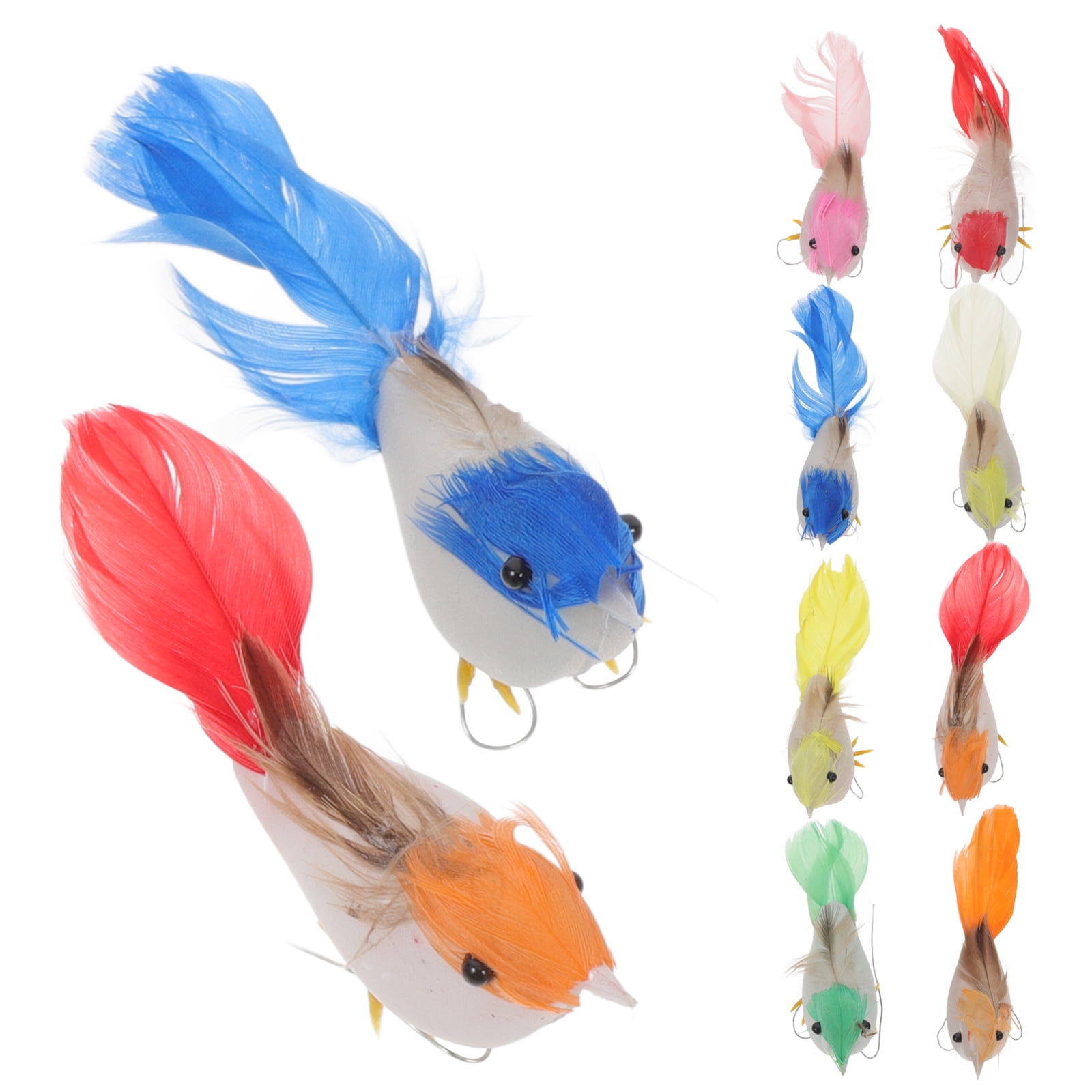 HOMEMAXS 24pcs Bird Decorations Home Artificial Birds Crafts Small Foam ...