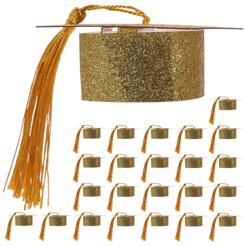 HOMEMAXS 24pcs Graduation Cap Goblet Cover For Graduation Party ...
