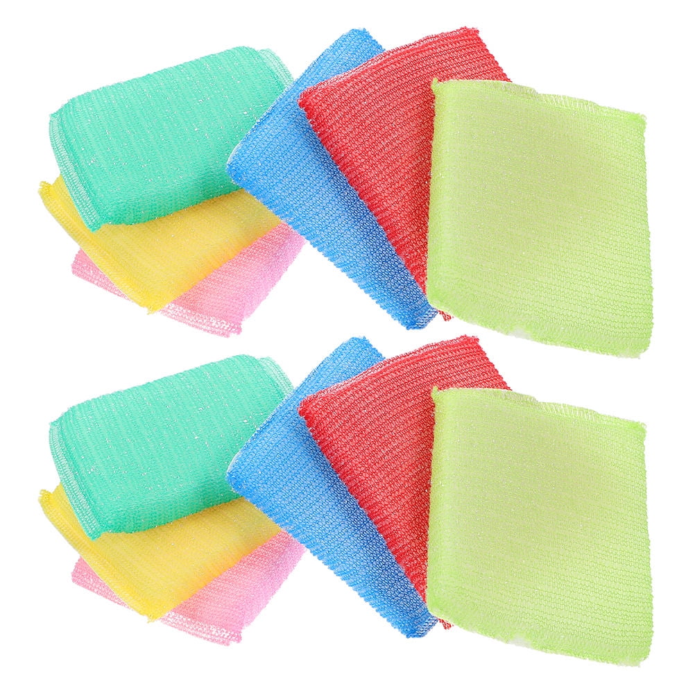 HOMEMAXS 24pcs Kitchen Dish Scrubber Pads Cleaning Sponges Heavy Duty ...