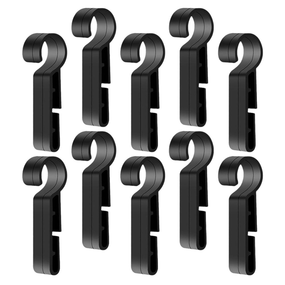TABLZONE Hardhat Headlamp Clips Black 25 Pcs Nighttime Visibility ...