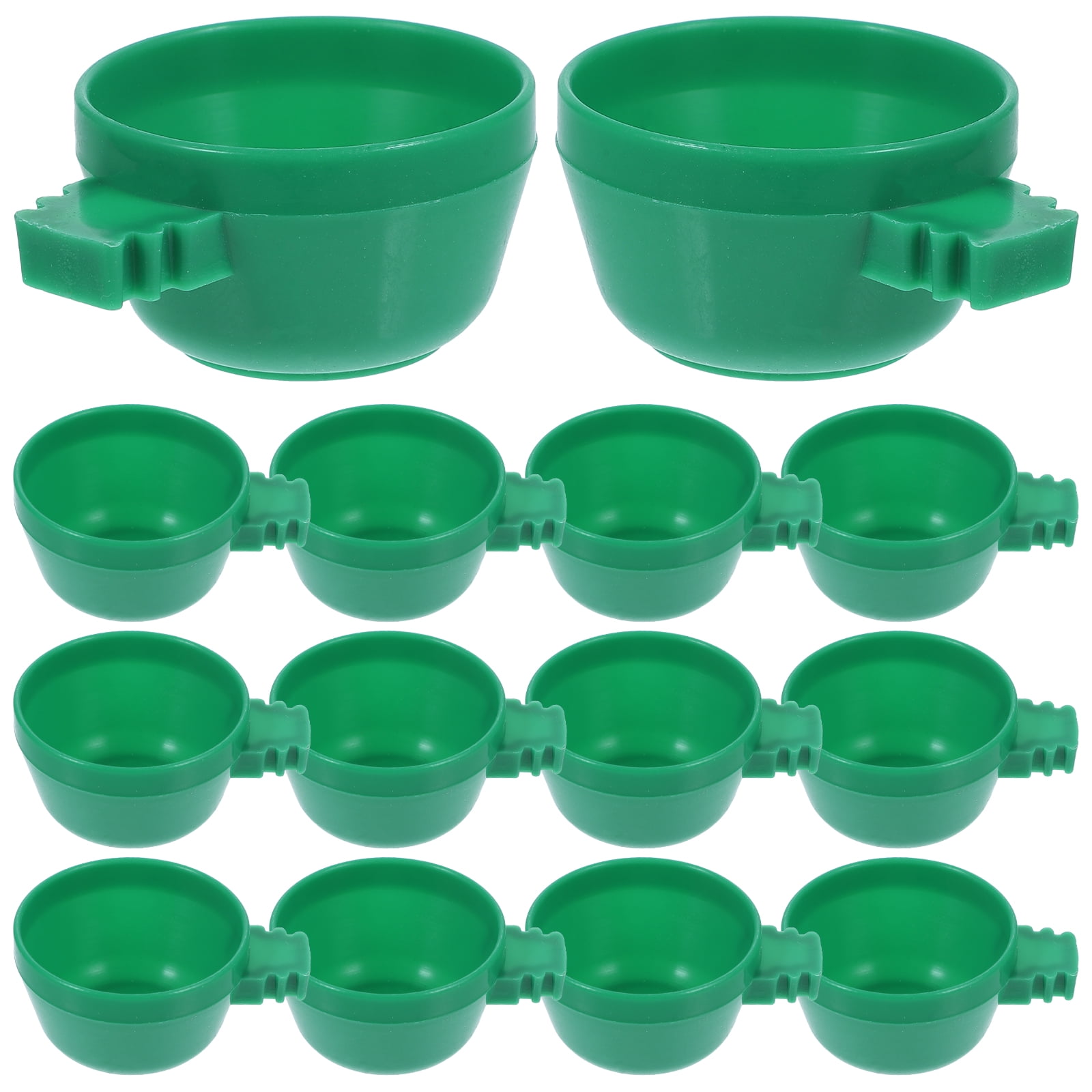 HOMEMAXS 25 Pcs Parrot Cage Bird Water Dispenser Food Box Bowl Feeding ...