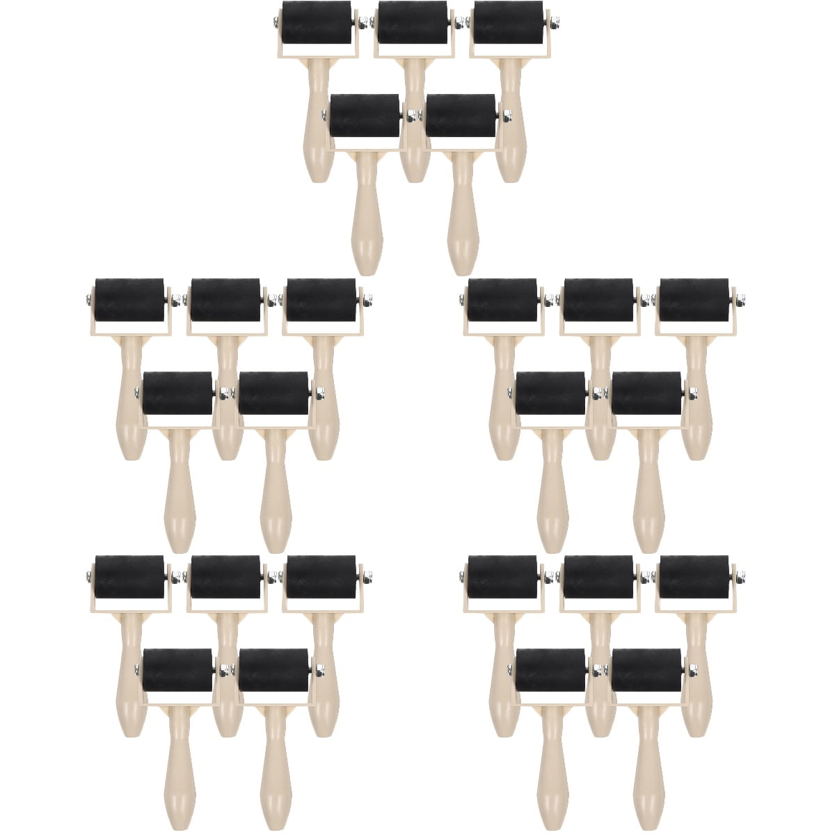 HOMEMAXS 25 Pcs Printmaking Roller Printmaking Glue Roller Printmaking ...