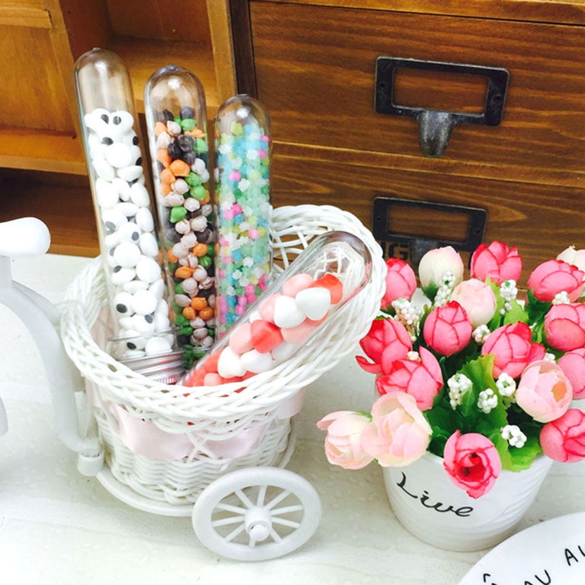 25 Pcs Test Tube Caps Easy to Clean Containers Impeccable Craftsmanship ...