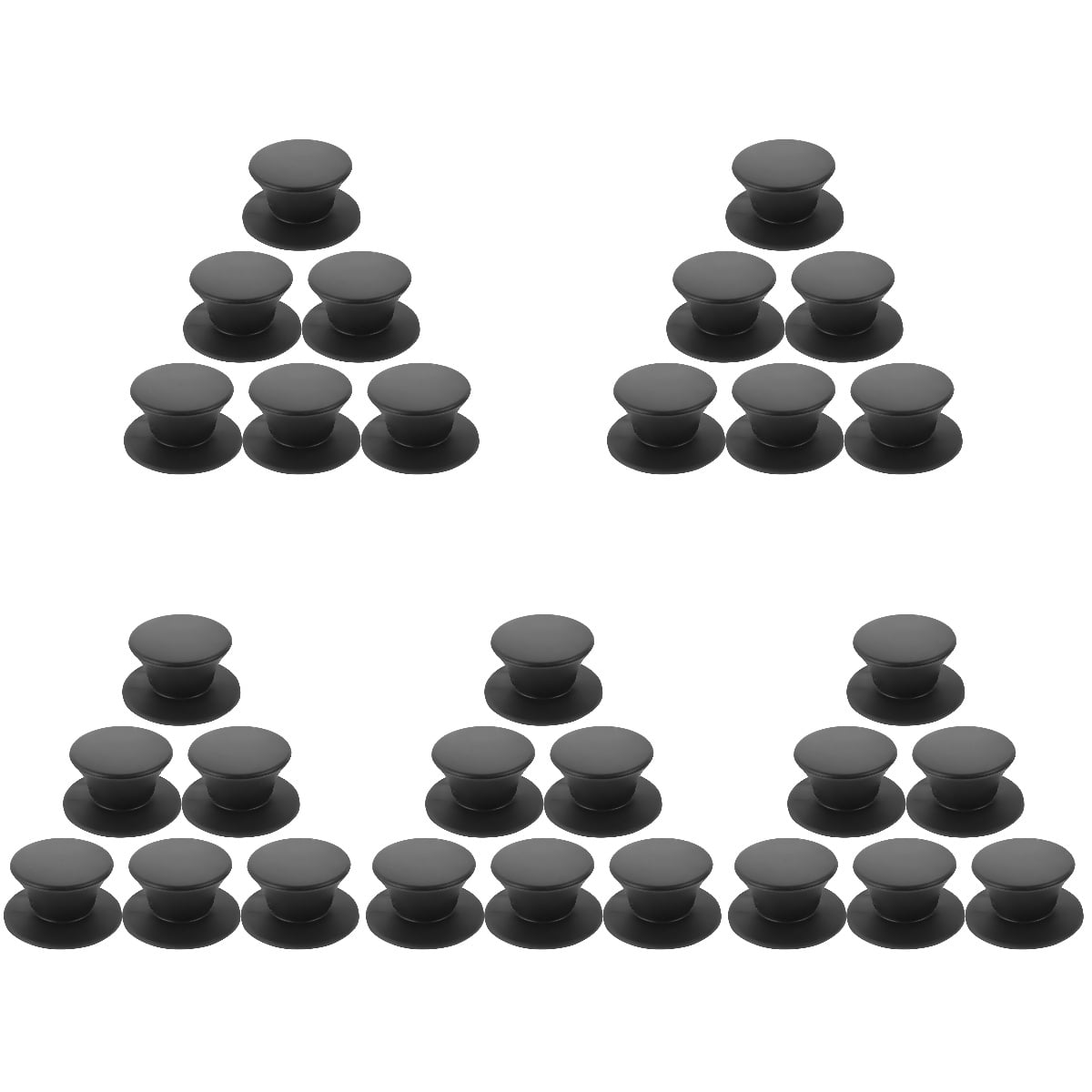 HOMEMAXS 25 pcs Cookware Lid Knob Pan Lid Handle Knob Silicone ...
