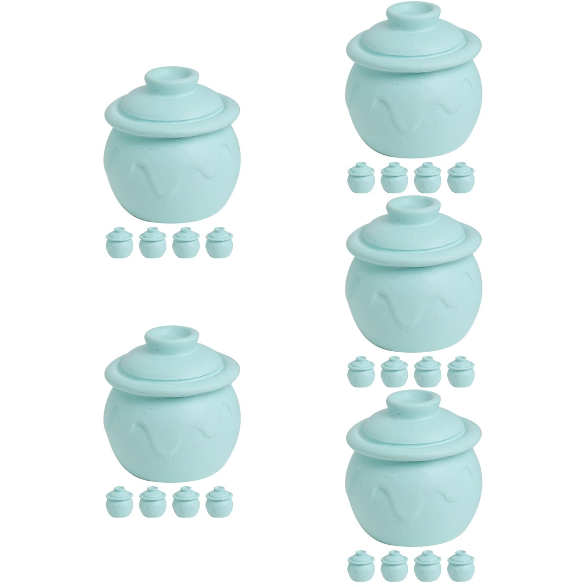 HOMEMAXS 25 pcs Miniature Pickle Jar Mini Kitchen Pickle Jar Kids ...