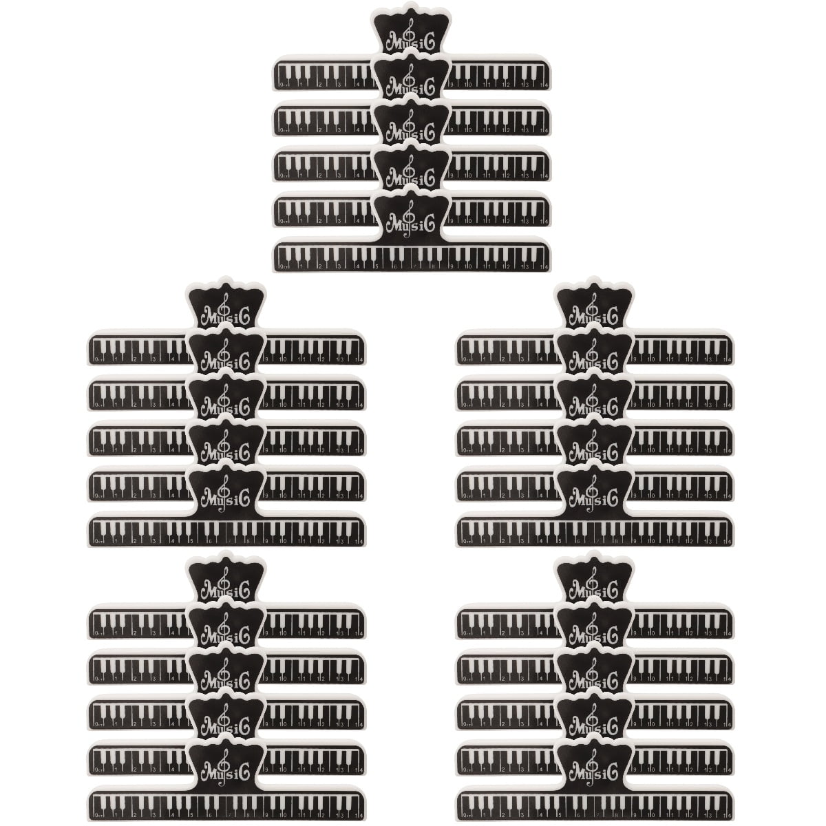 HOMEMAXS 25 pcs Music Page Sheet Clip Violin Music Score Clip Sheet ...