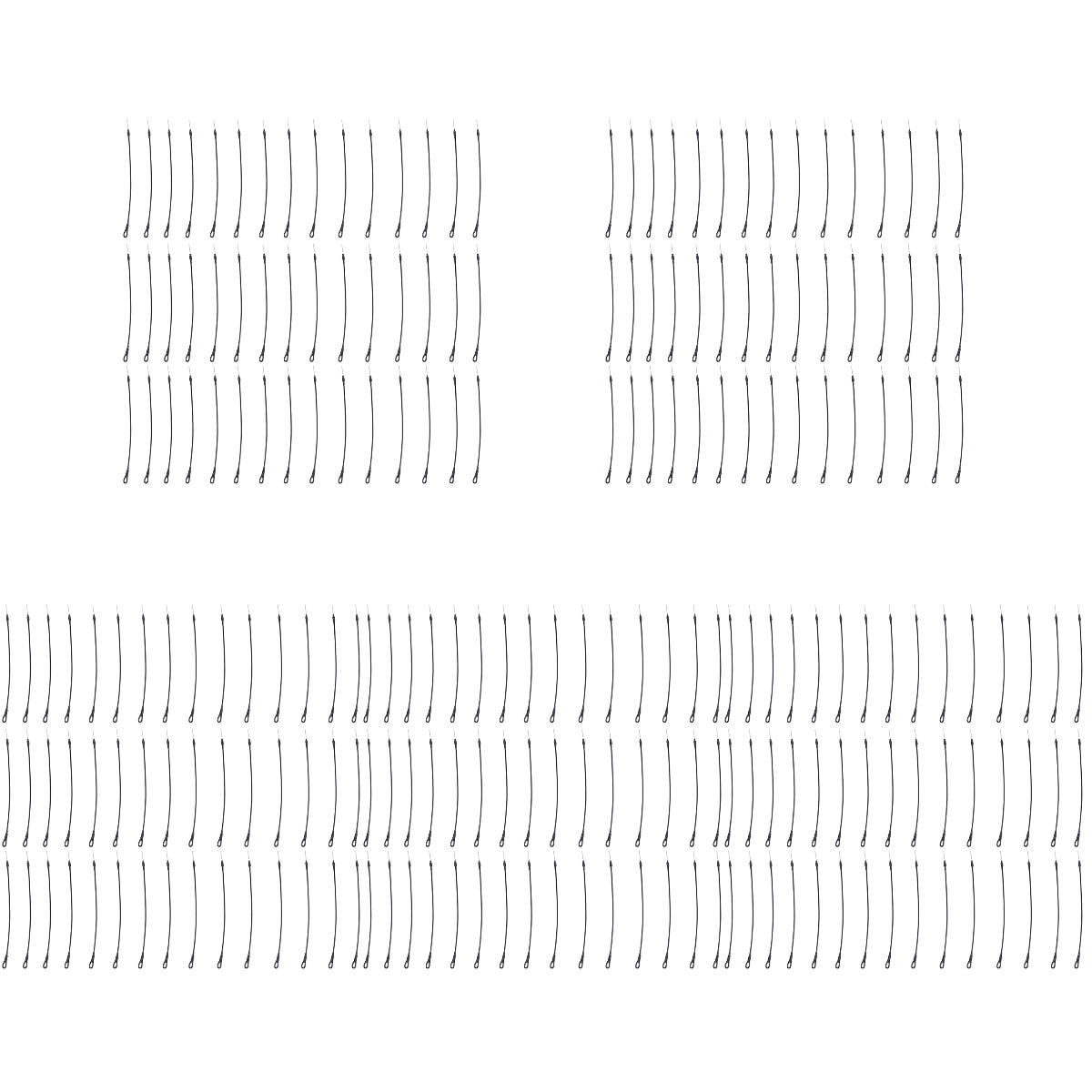 HOMEMAXS 250 pcs Clothes Fastener Retail Anti Theft Equipment Lanyard ...