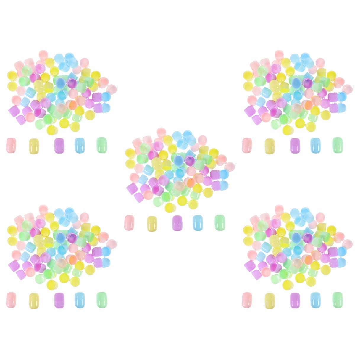 HOMEMAXS 250 pcs Fillable Capsules Balls Vending Machine Capsules Ball ...