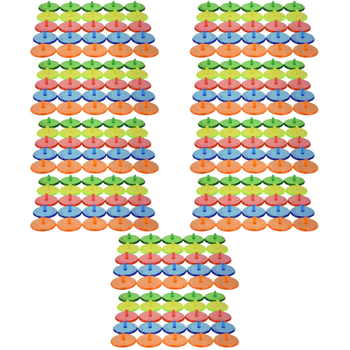 HOMEMAXS 250 pcs Golfs Ball Markers Golfs Position Tool Small Plastic ...