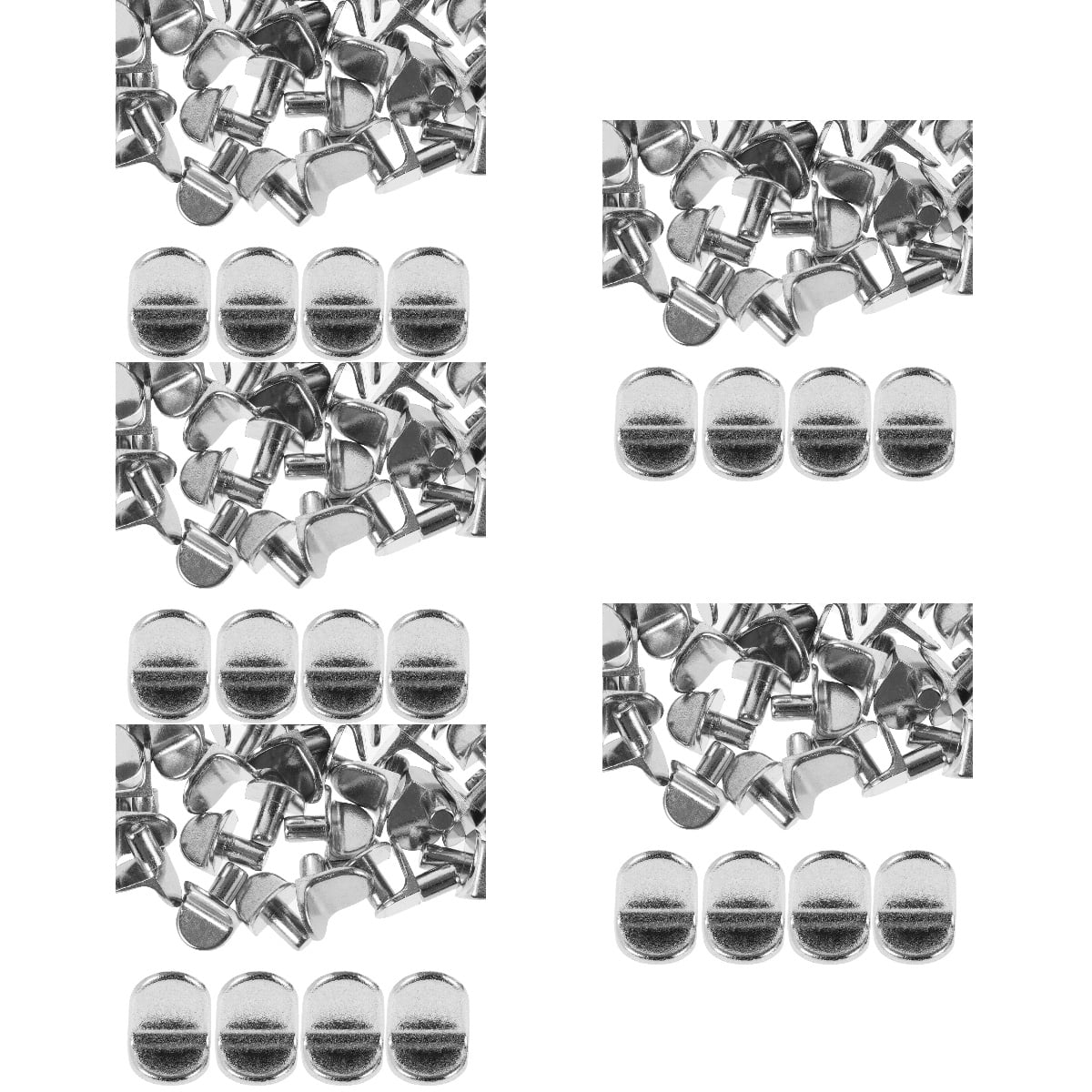 HOMEMAXS 250 pcs Shelf Pegs Pin Metal L-shaped Clip Support Peg Shelf ...