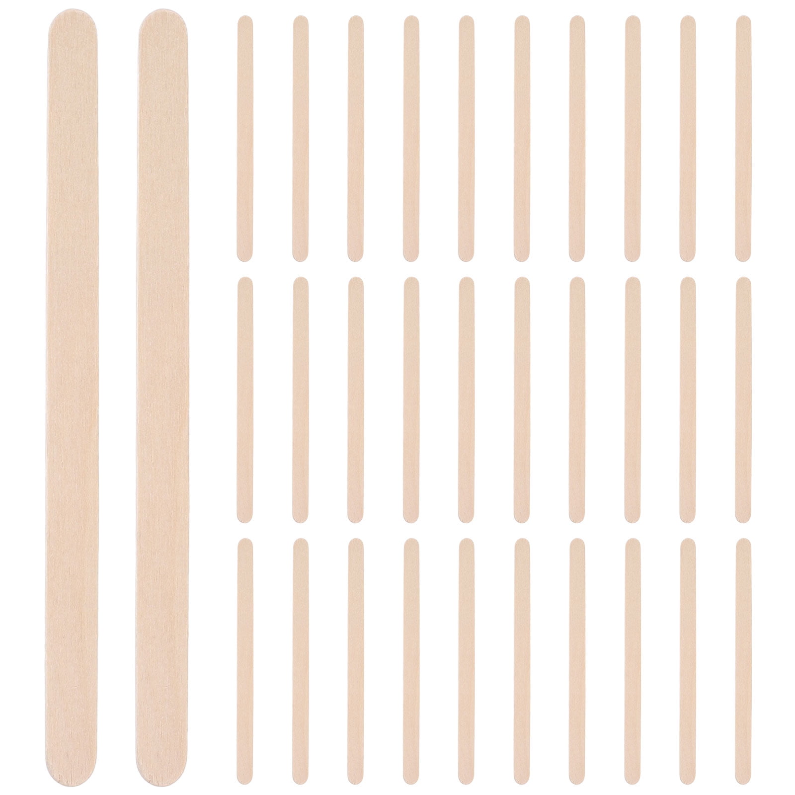 HOMEMAXS 250pcs Multi-use Popsicle Stickers Craft Sticks Blank ...