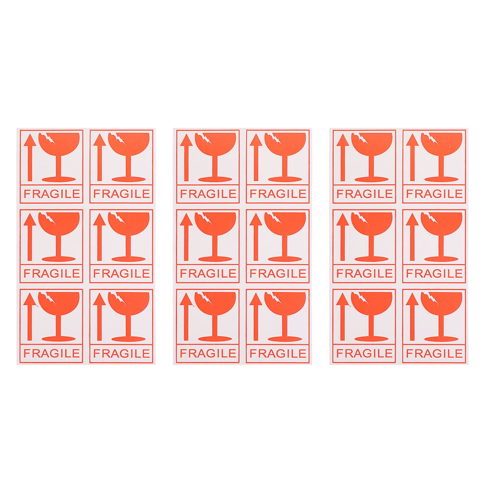 HOMEMAXS 258 Pcs Fragile Warning Stickers Labels for Storage Bins Happy ...