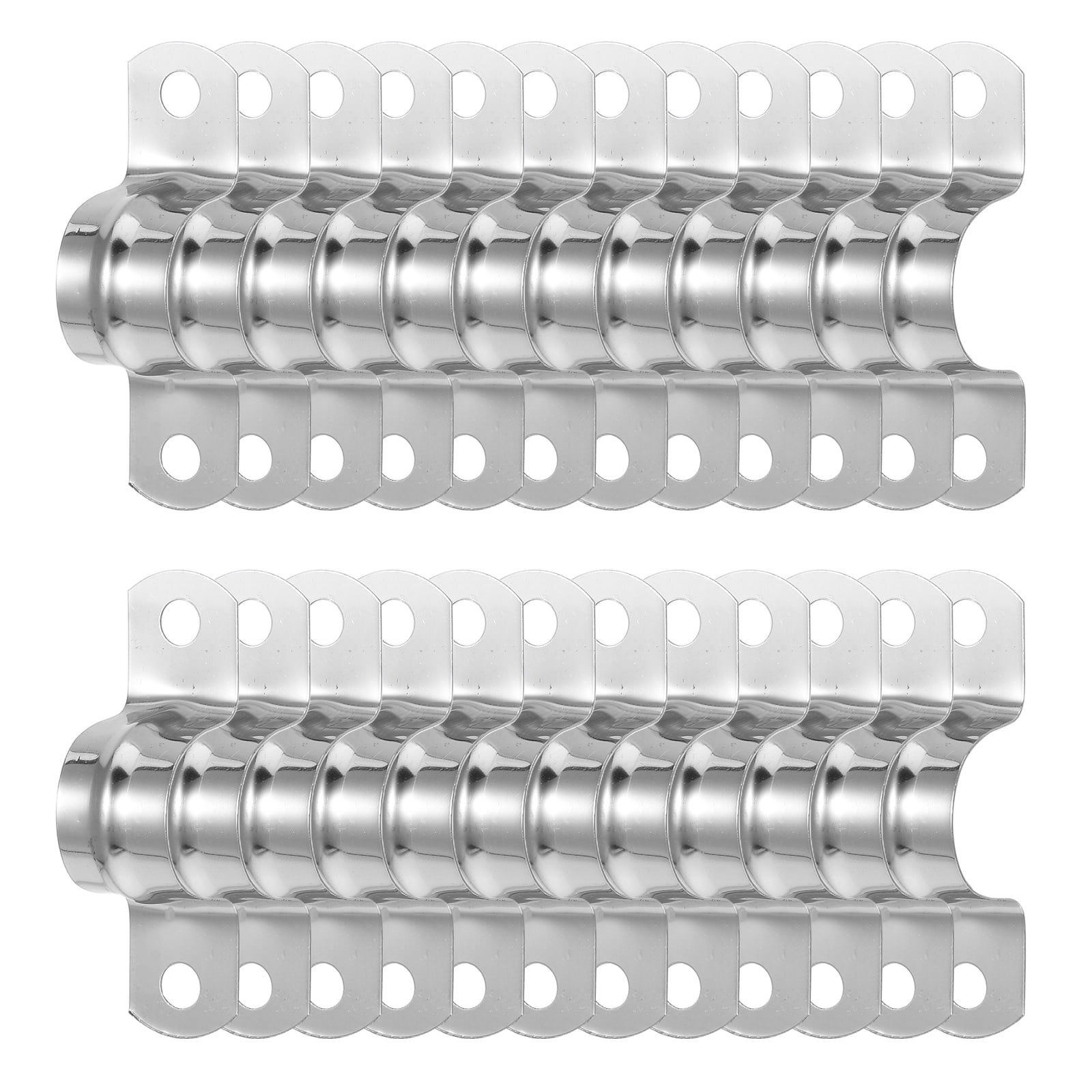 HOMEMAXS 25Pcs Stainless Steel Cable Clamp M20 Insulated Clamp Metal ...