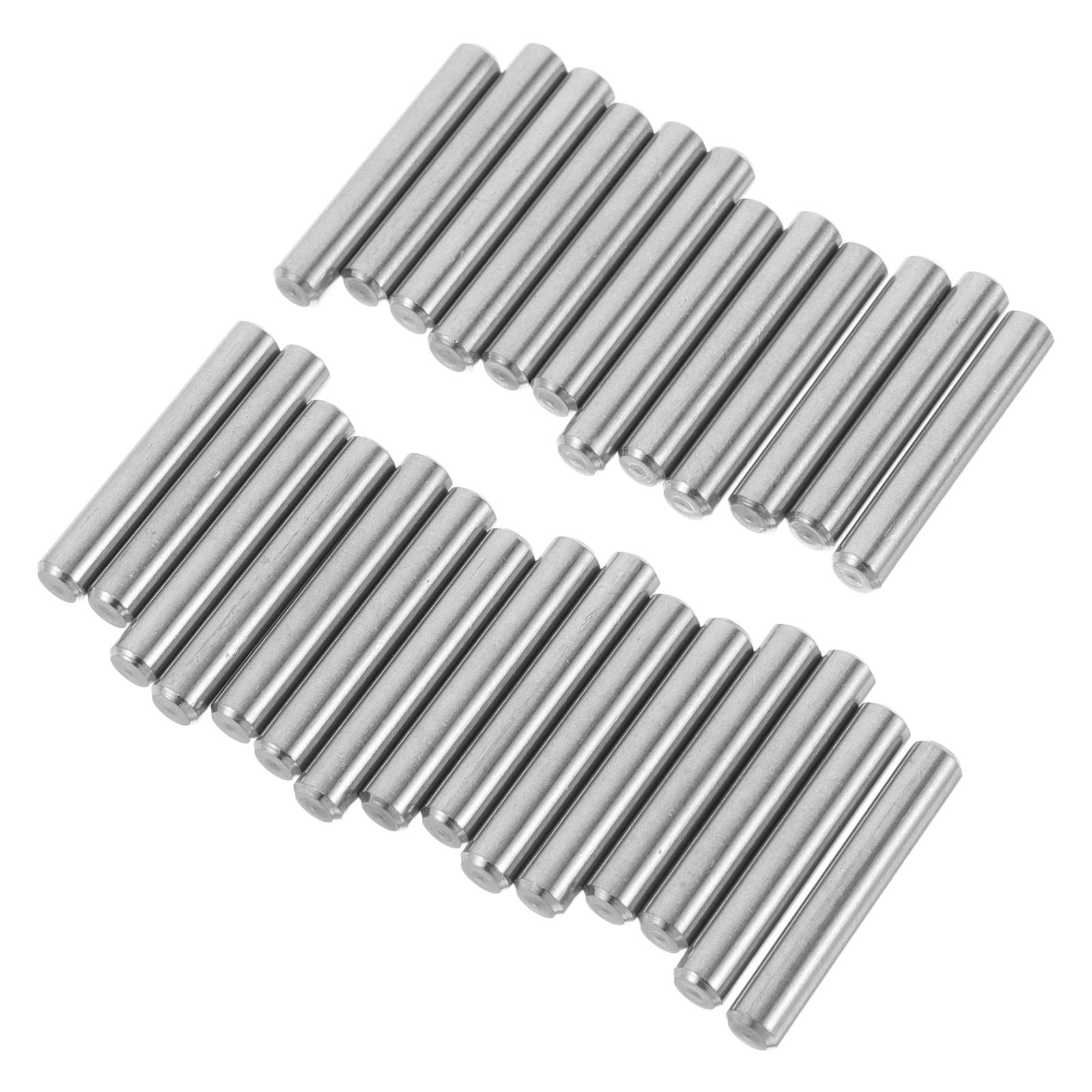 HOMEMAXS 25pcs Stainless Steel Dowel Pin Round Straight Rod Shelf ...