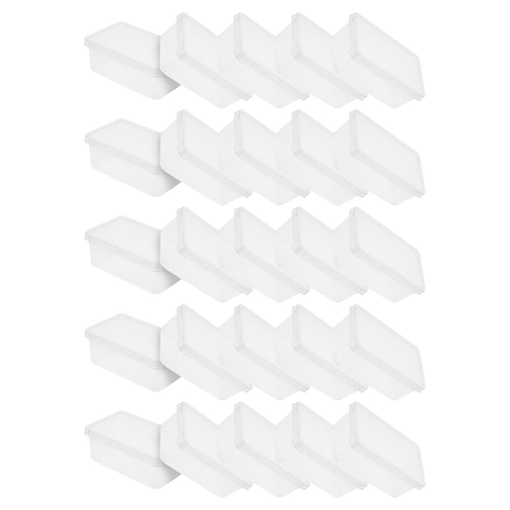 HOMEMAXS 25pcs Transparent Cake Boxes with Lids, Clear Dessert ...