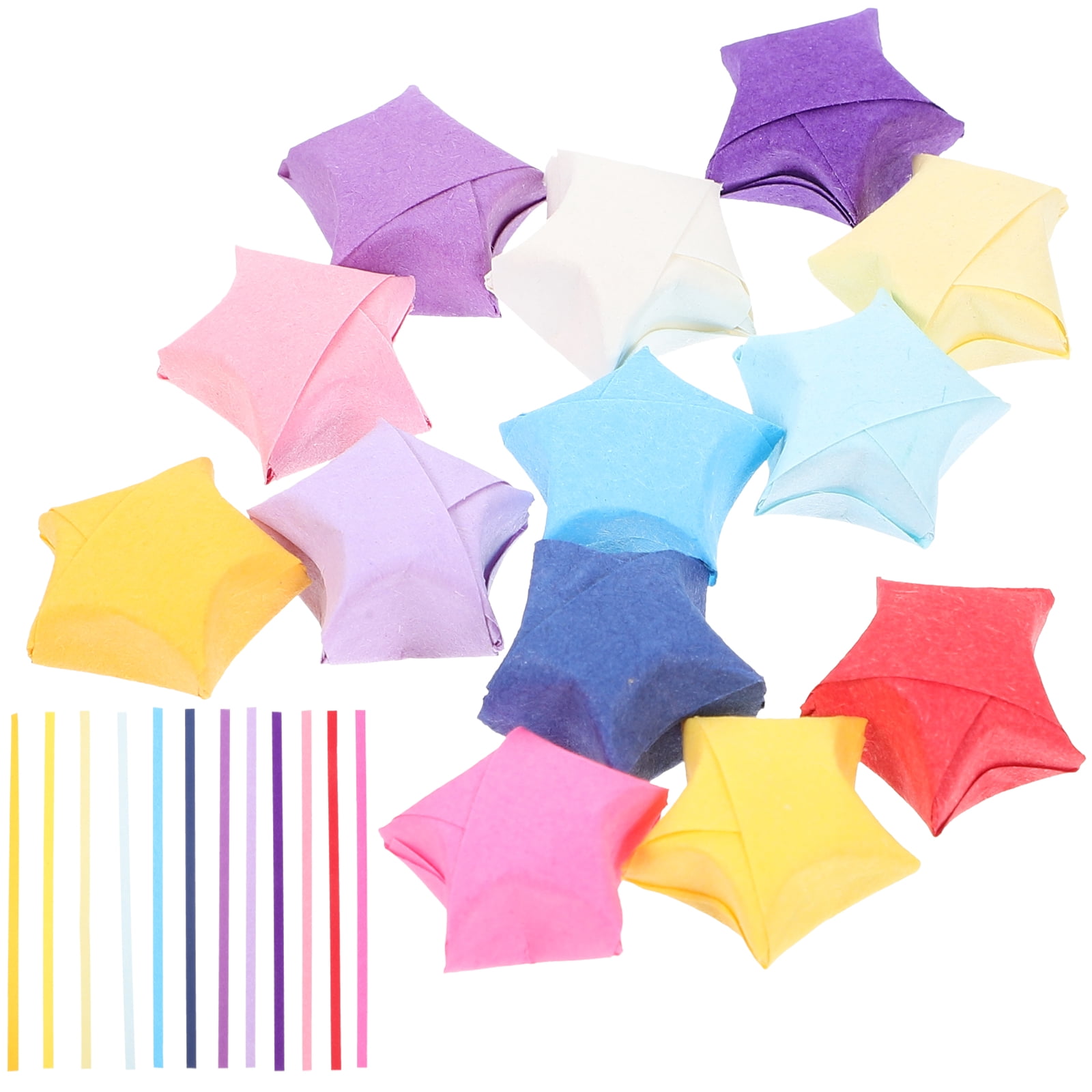 HOMEMAXS 2700 Pcs Origami Paper Kit Star Strips Five-pointed - Walmart.com