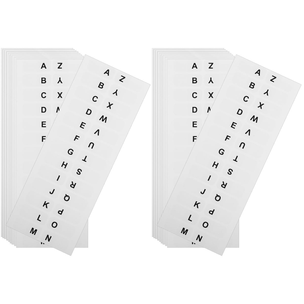 28 Sheets of Page Markers Tabs Alphabet Tabs Notebook Alphabet Tabs ...