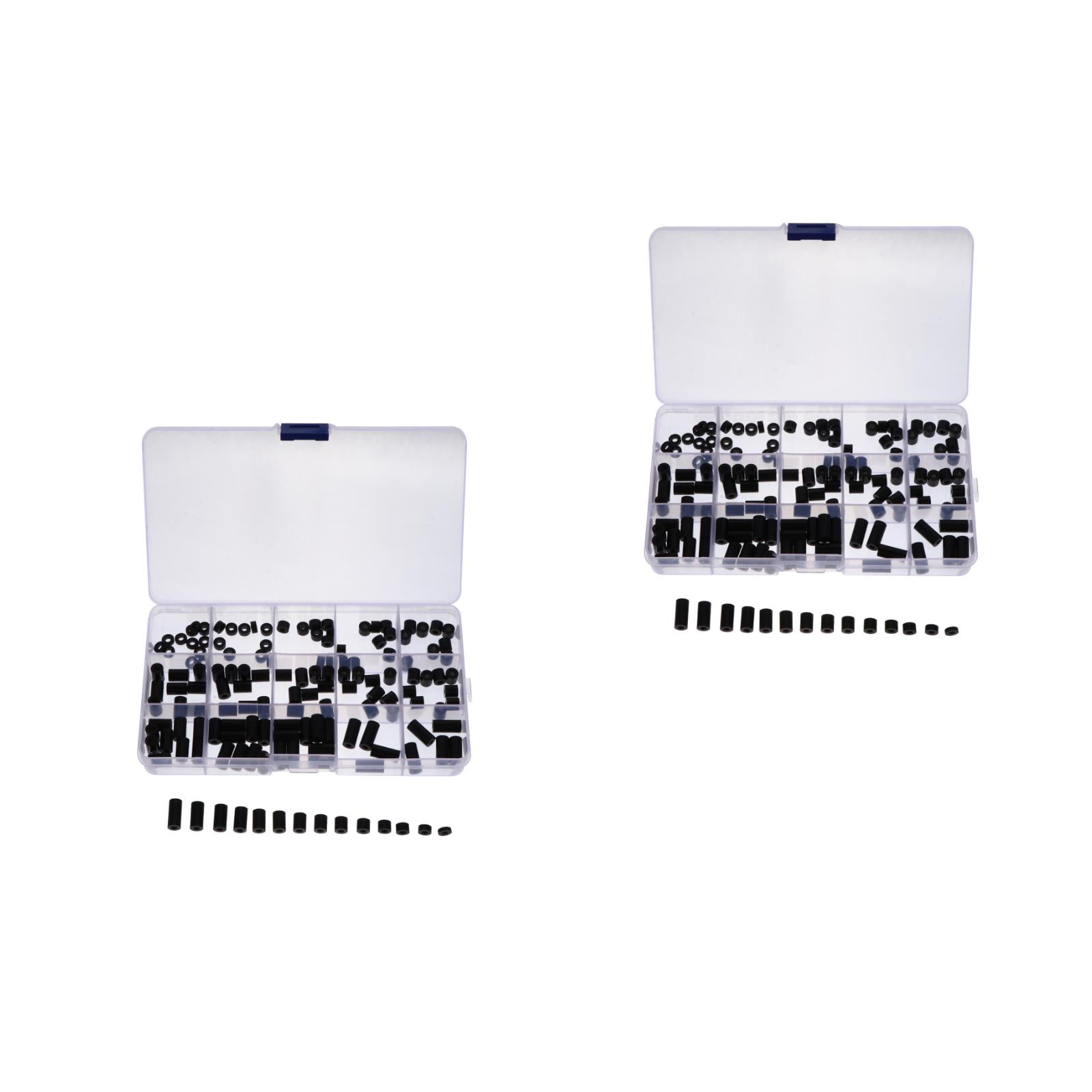 HOMEMAXS 280 pcs Nylon Washers Assortment Column Hollow Pillar Washer ...