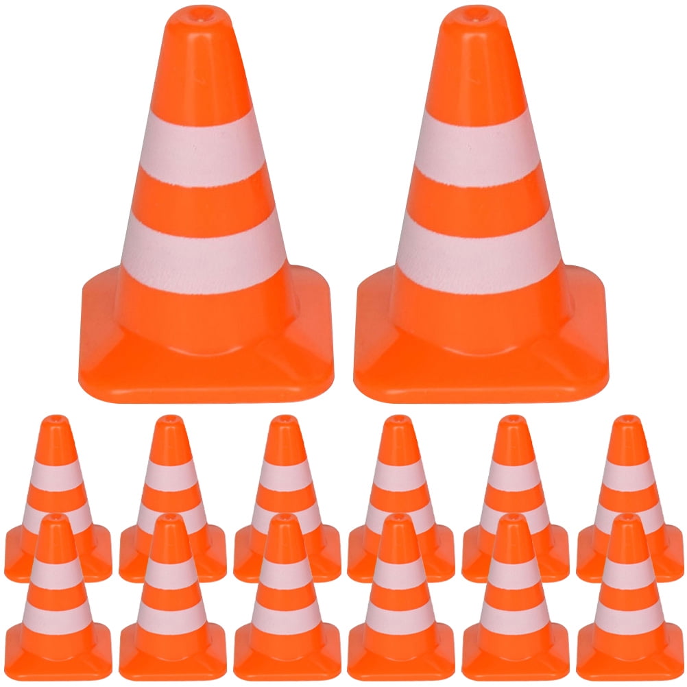 HOMEMAXS 28Pcs Miniature Traffic Cones Miniature Road Cones Traffic ...