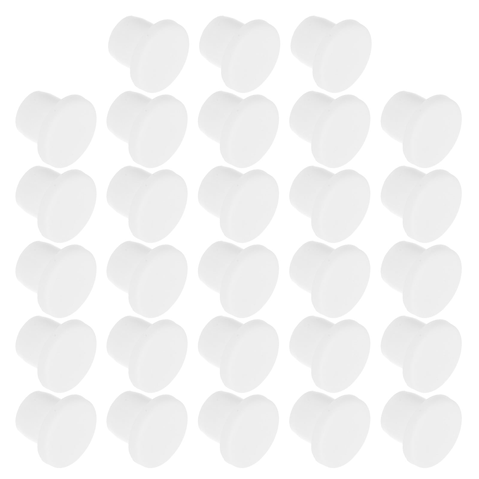 HOMEMAXS 28pcs White Silicone Drain Stoppers Safe Prevent Water ...