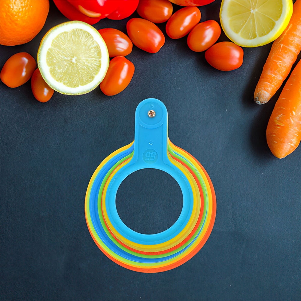 2PCS Fruit Size Measurement Tools Apples Diameter Measuring Ring ...