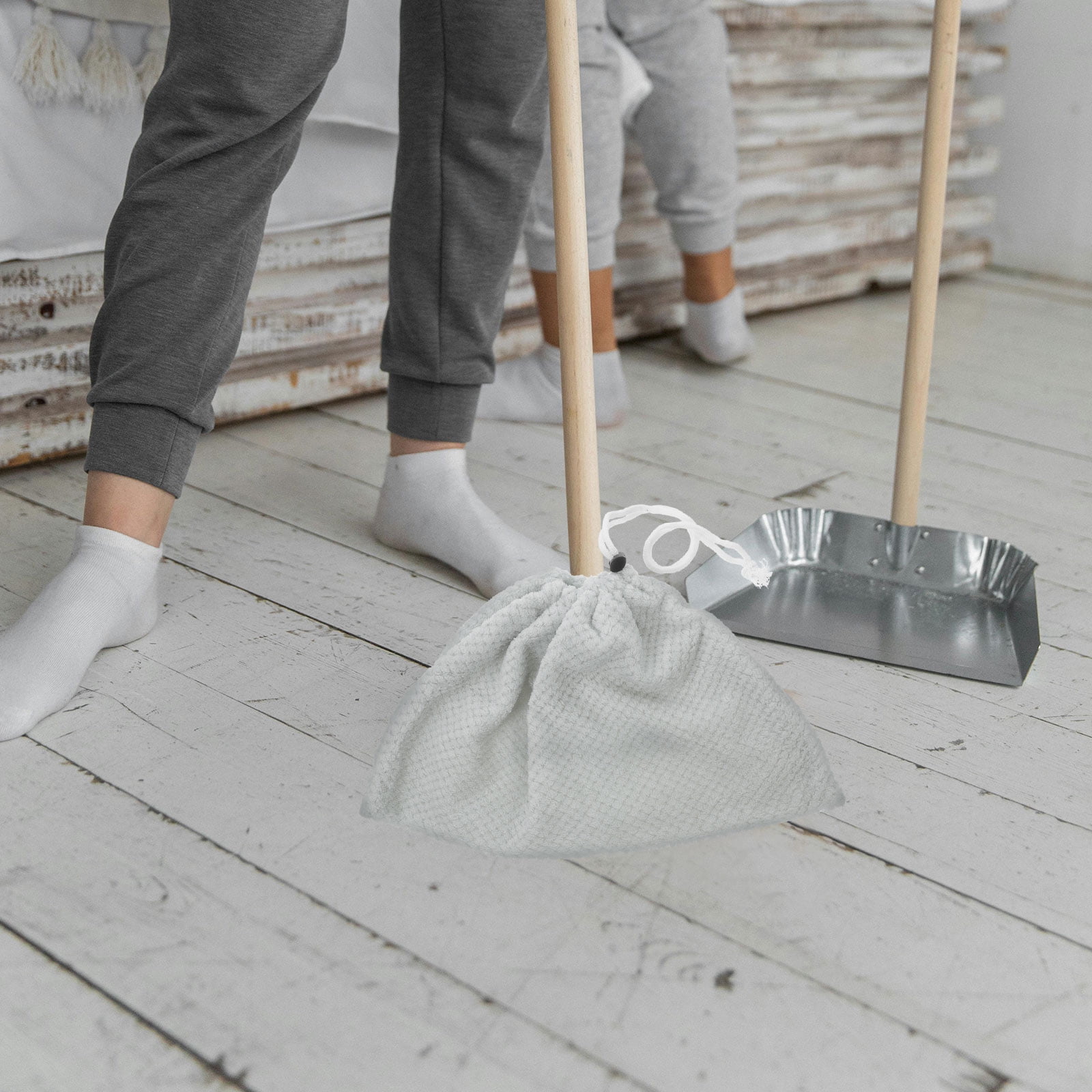 Velvet Broom Cover for Home Cleaning Reusable and Easy to Wash Assorted ...