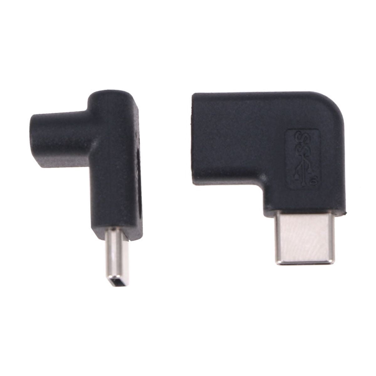 HOMEMAXS 2PCS Right Angled Type-C Male to Female USB Adapter Converter ...