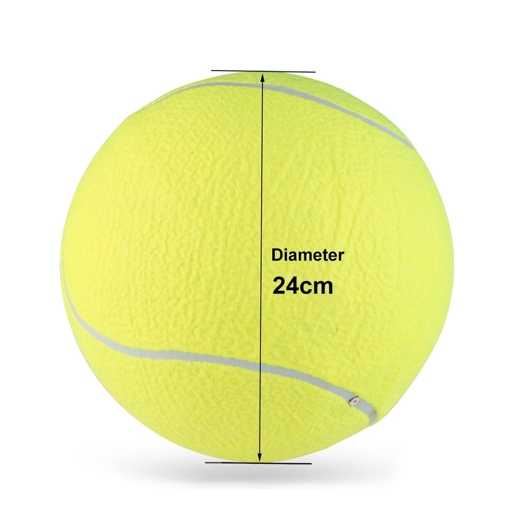 2Pcs 9.5 Inches Inflatable Tennis Ball 24cm Large Signature Tennis ...