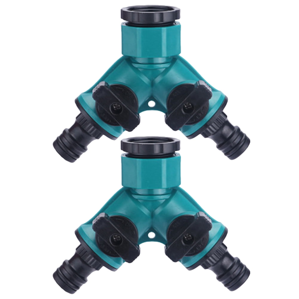 HOMEMAXS 2Pcs Adjustable Garden Hose Splitters Double Way Hose ...