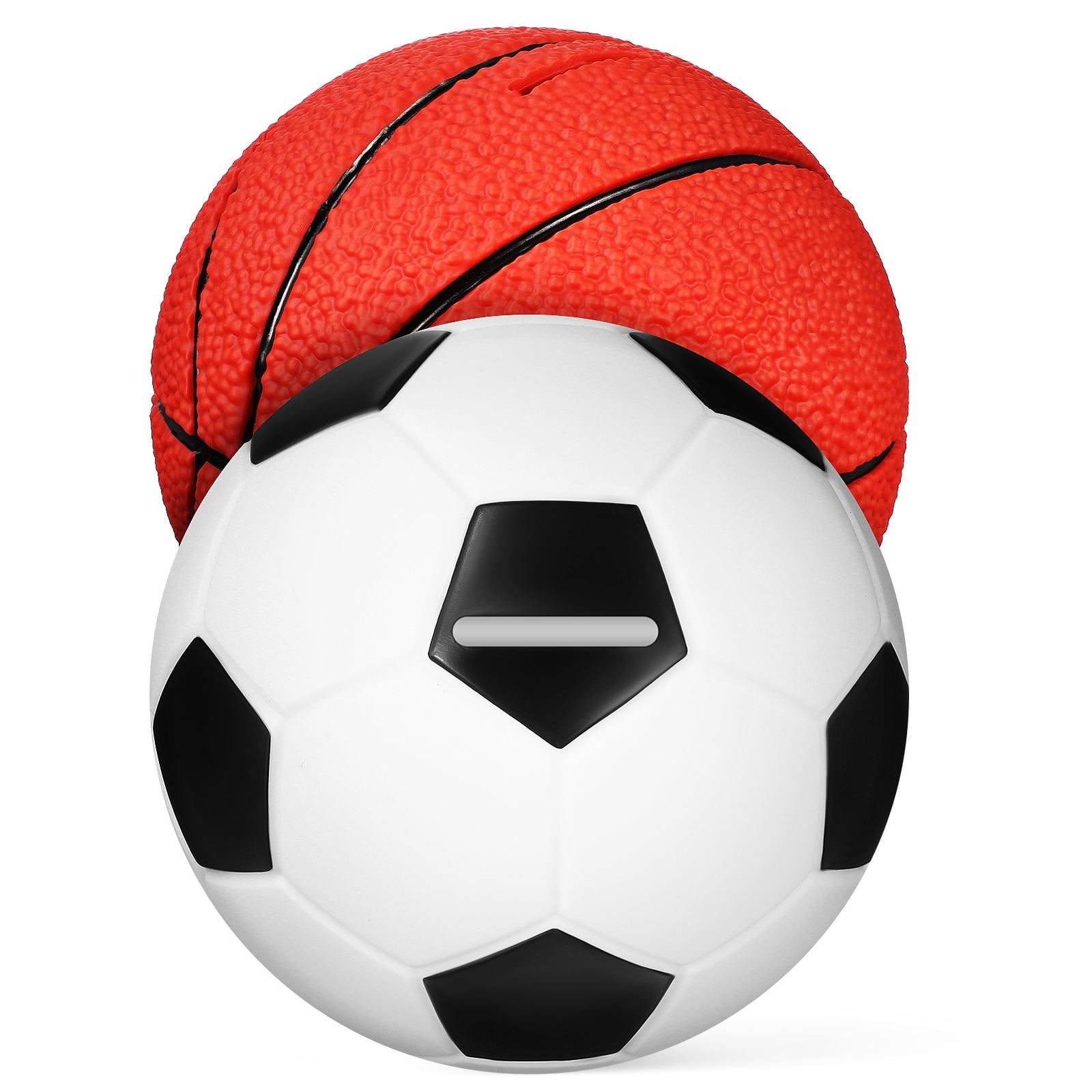 2Pcs Basketball Piggy Bank for Kids with Money Savings Feature ...