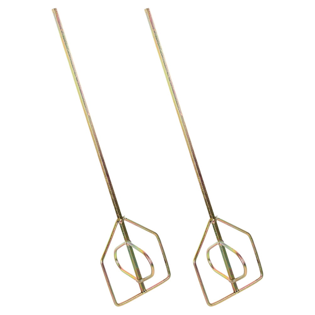 HOMEMAXS Hemoton 2Pcs Concrete Mixing Rod Drill Mixer Attachment Paint ...