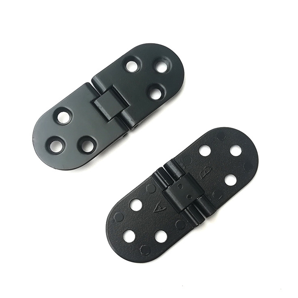 MOKKHNB Flat Door Hinges Square Iron 2Pcs - Walmart.com