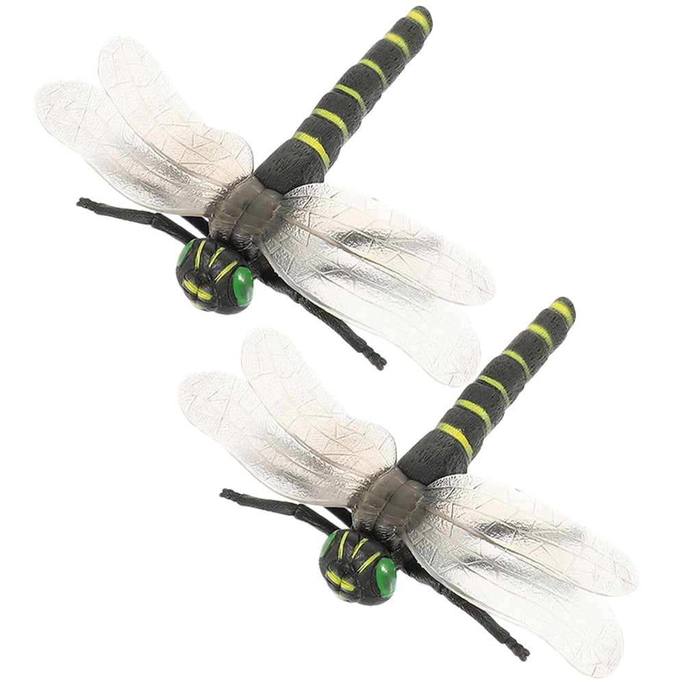 HOMEMAXS 2Pcs Fake Dragonfly Simulation Model Realistic Outdoor ...