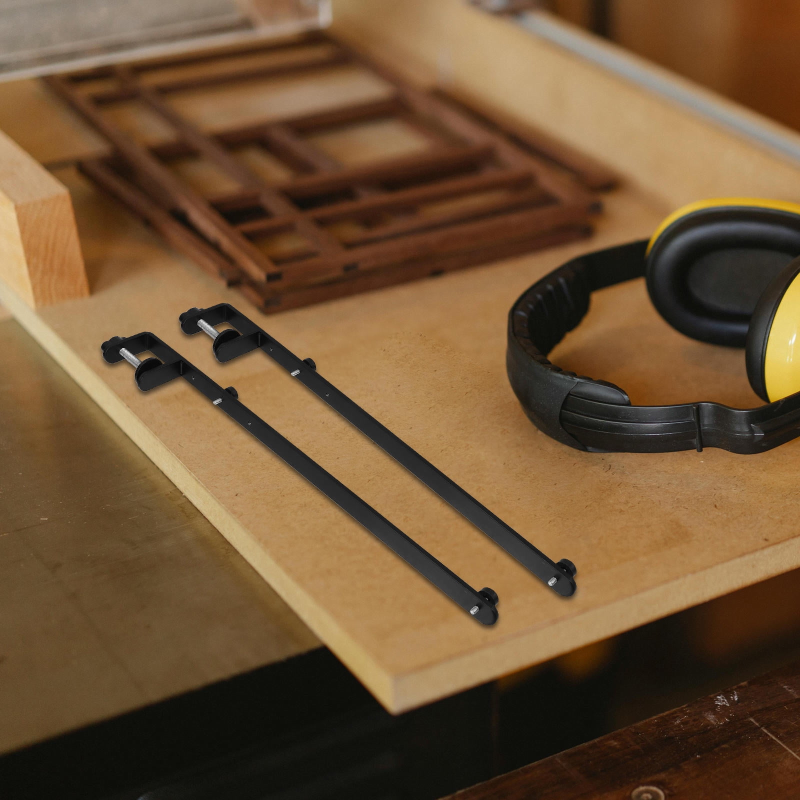 HOMEMAXS 2Pcs Fixed Bracket Clamps C Brackets for Mounting Table Clamps ...