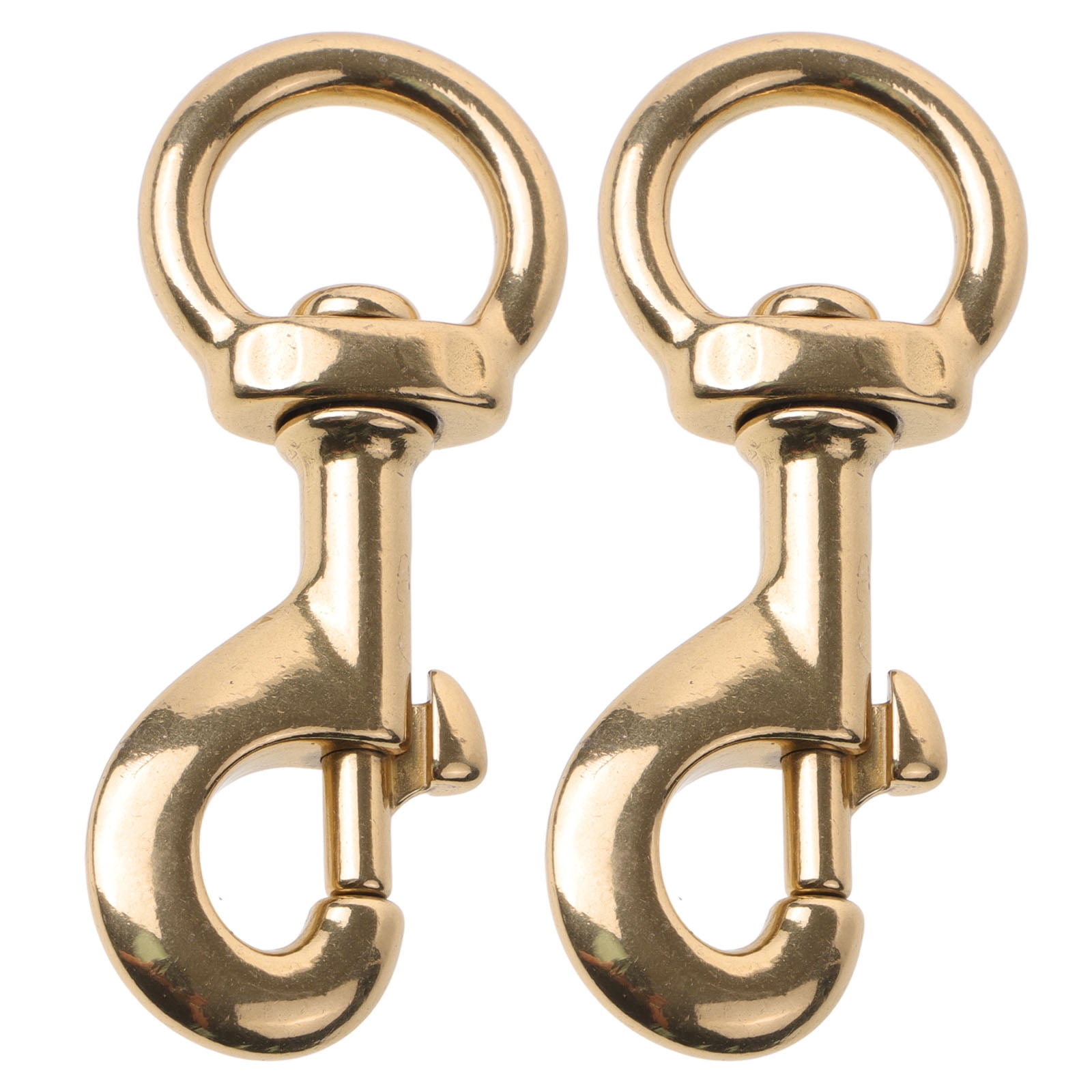 HOMEMAXS 2Pcs Flagpole Hanging Buckles Brass Flagpole Clips Flagpole ...