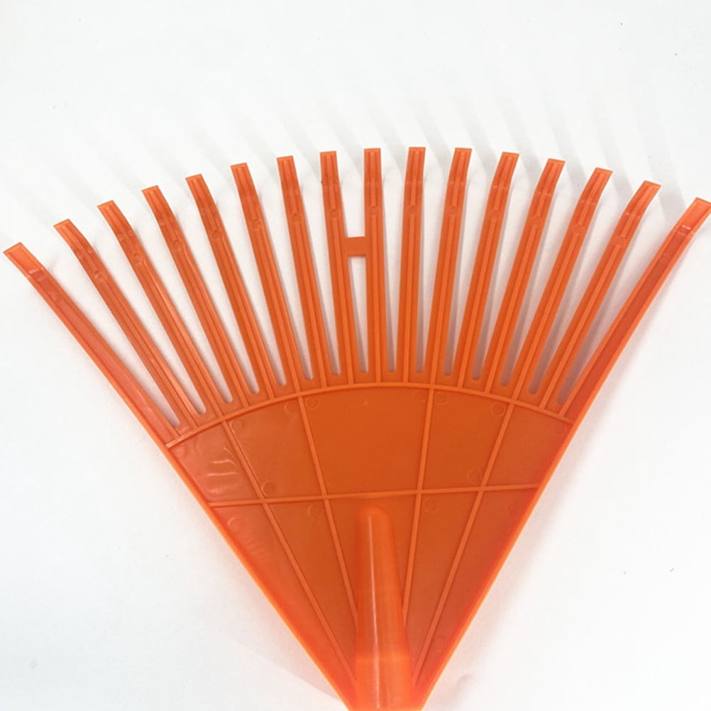 HOMEMAXS 2Pcs Garden Soil Leaf Rake Lawn Tool for Leaves and Grass ...