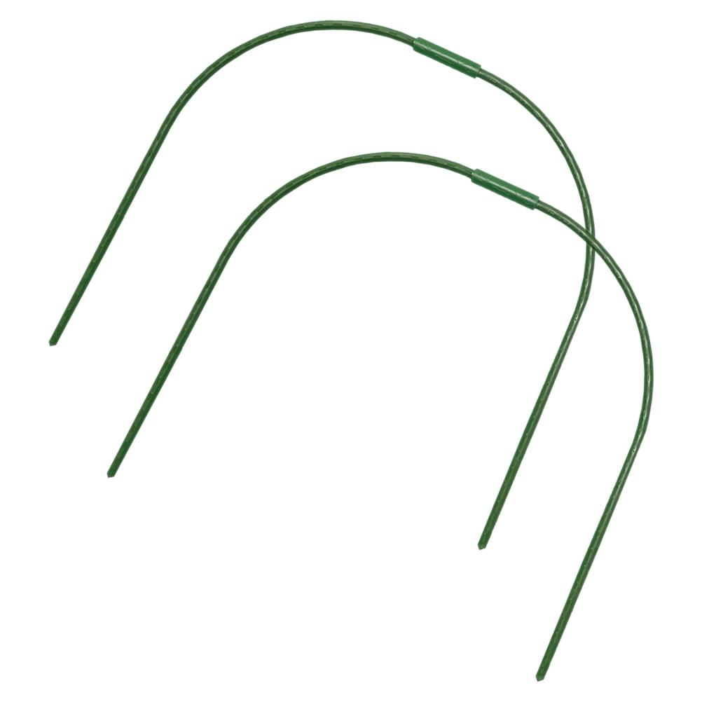 HOMEMAXS 2Pcs Greenhouse Shed Storage Racks Curved Garden Arches Racks ...