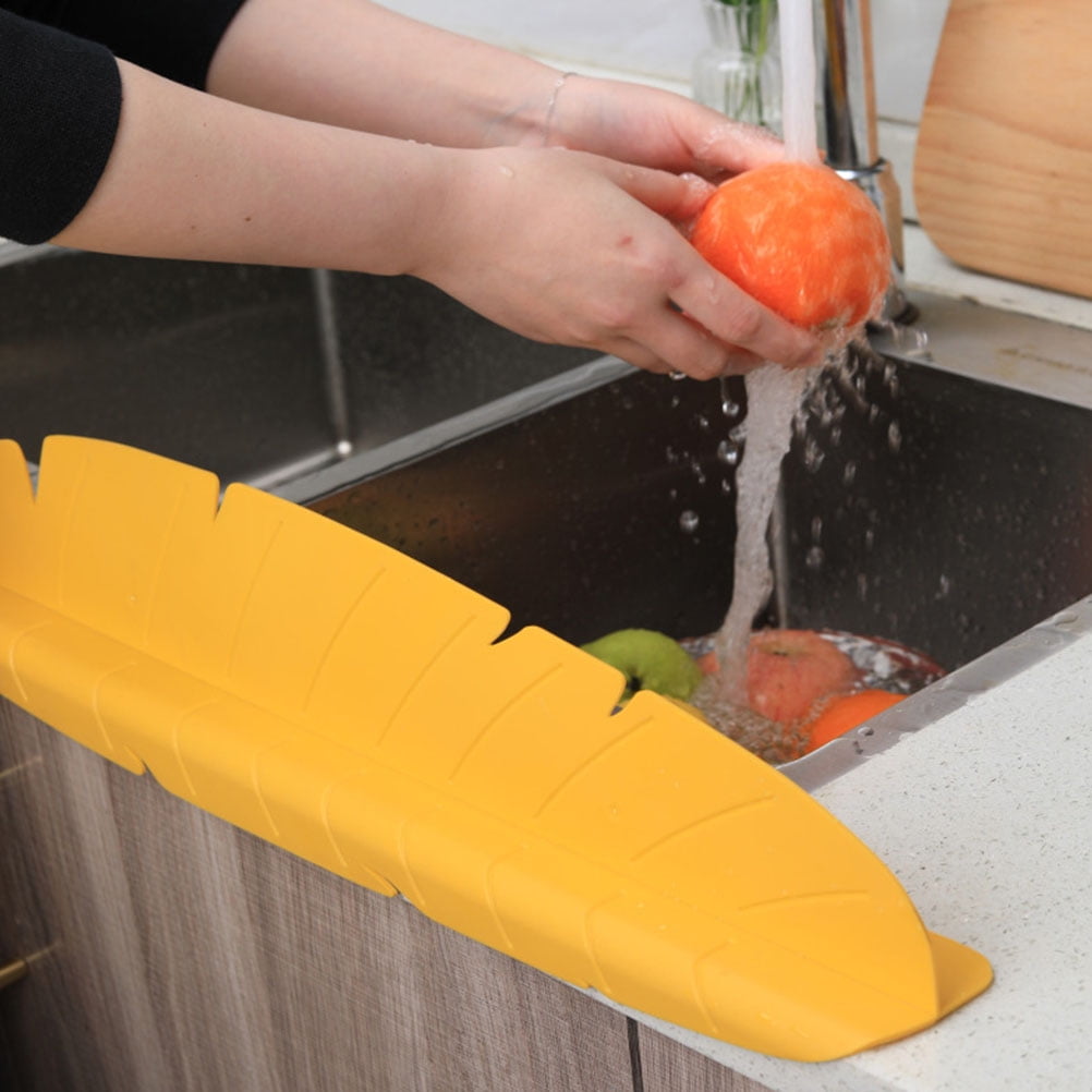 HOMEMAXS 2Pcs Household Water Splashes Baffle Sink Countertop Splatter ...