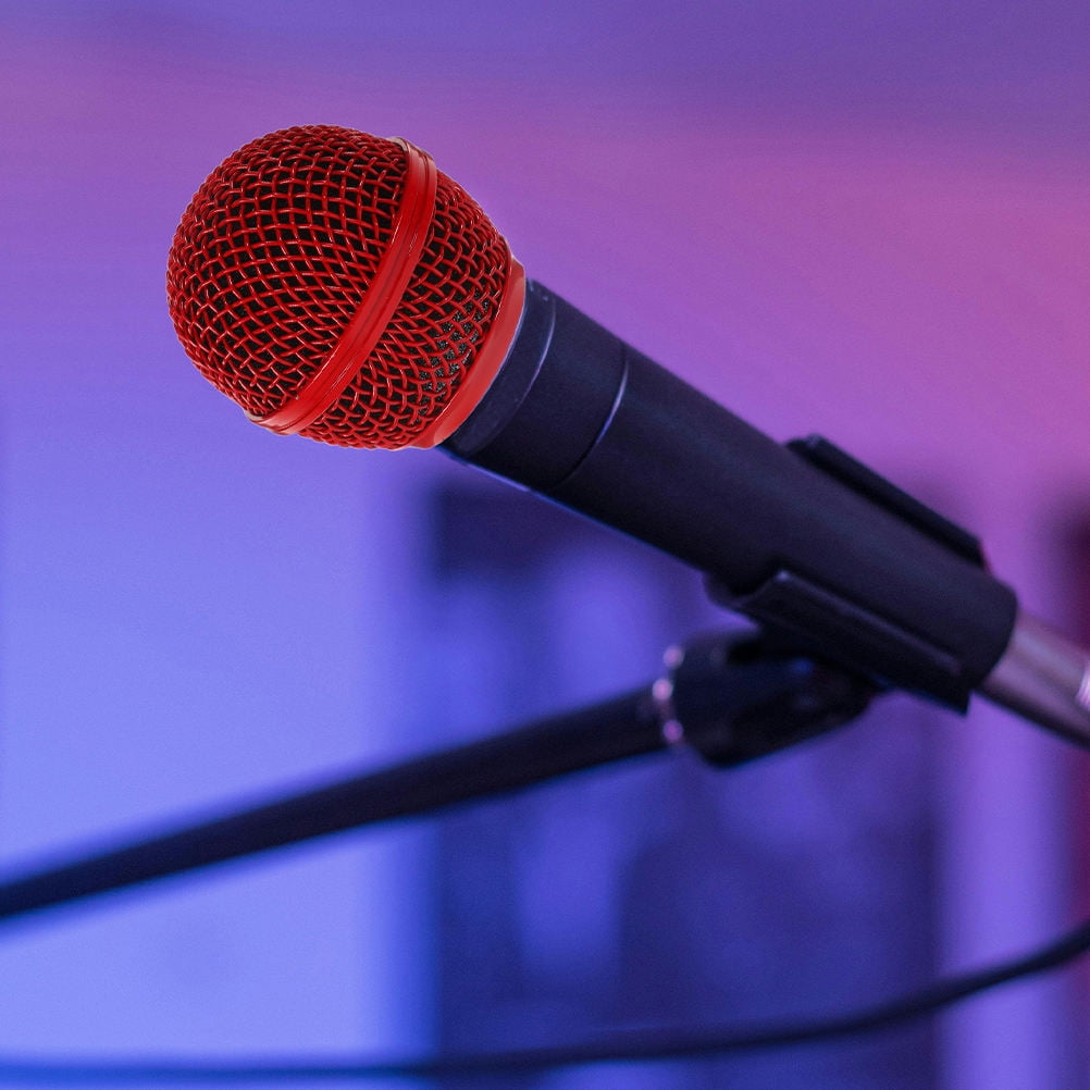 HOMEMAXS 2Pcs Mesh Grill for Microphones Metal Microphone Grille ...