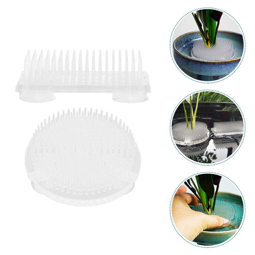 HOMEMAXS 2Pcs Plastic Floral Base for Flower Arrangement Lovers with ...